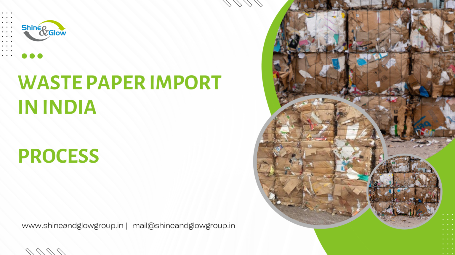 Waste Paper Import in India: And the Import Process | Shine & Glow Group